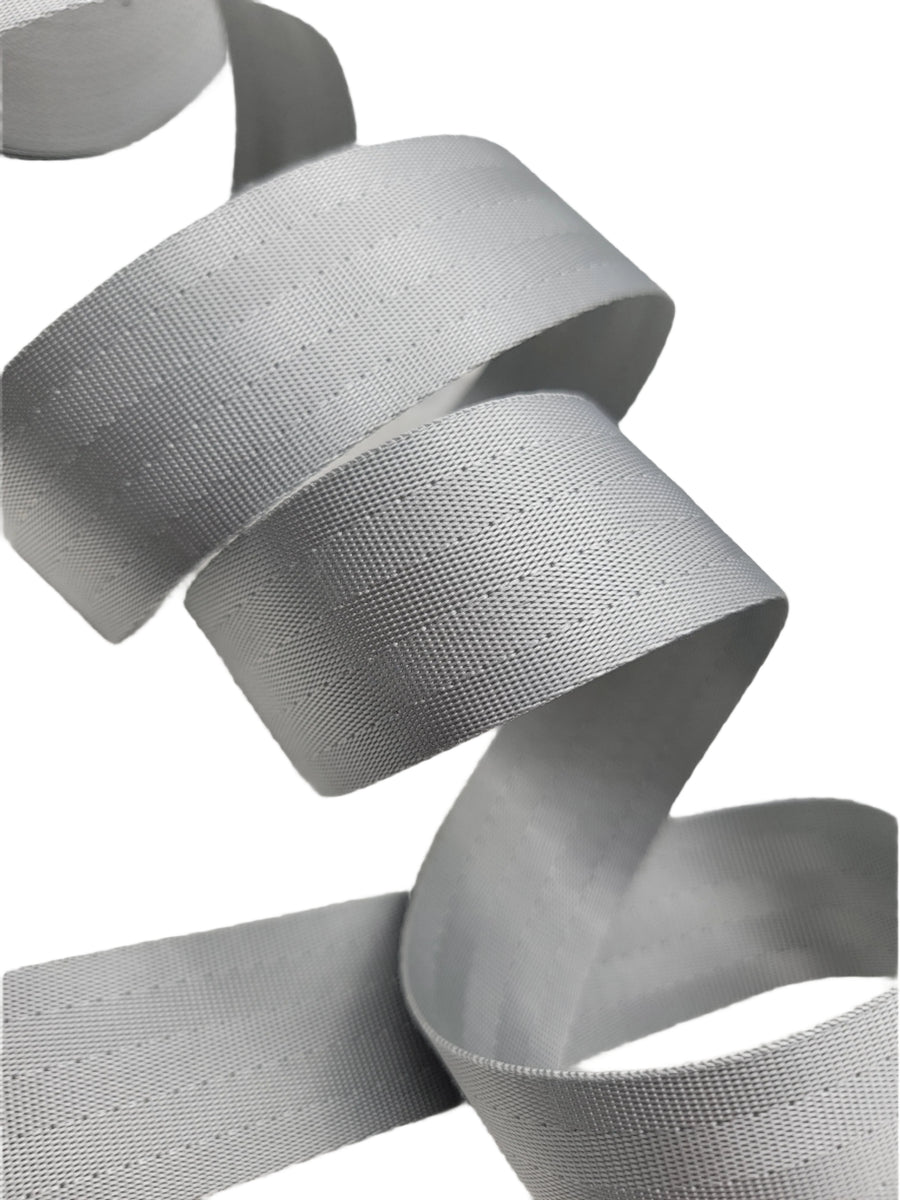 Nylon Webbing Solid Grey - 6 yards – INDO LOVE KREATION