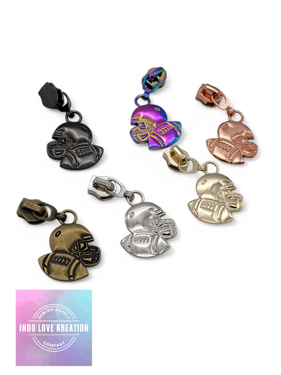 Size 5 Zipper Pull - Football – INDO LOVE KREATION