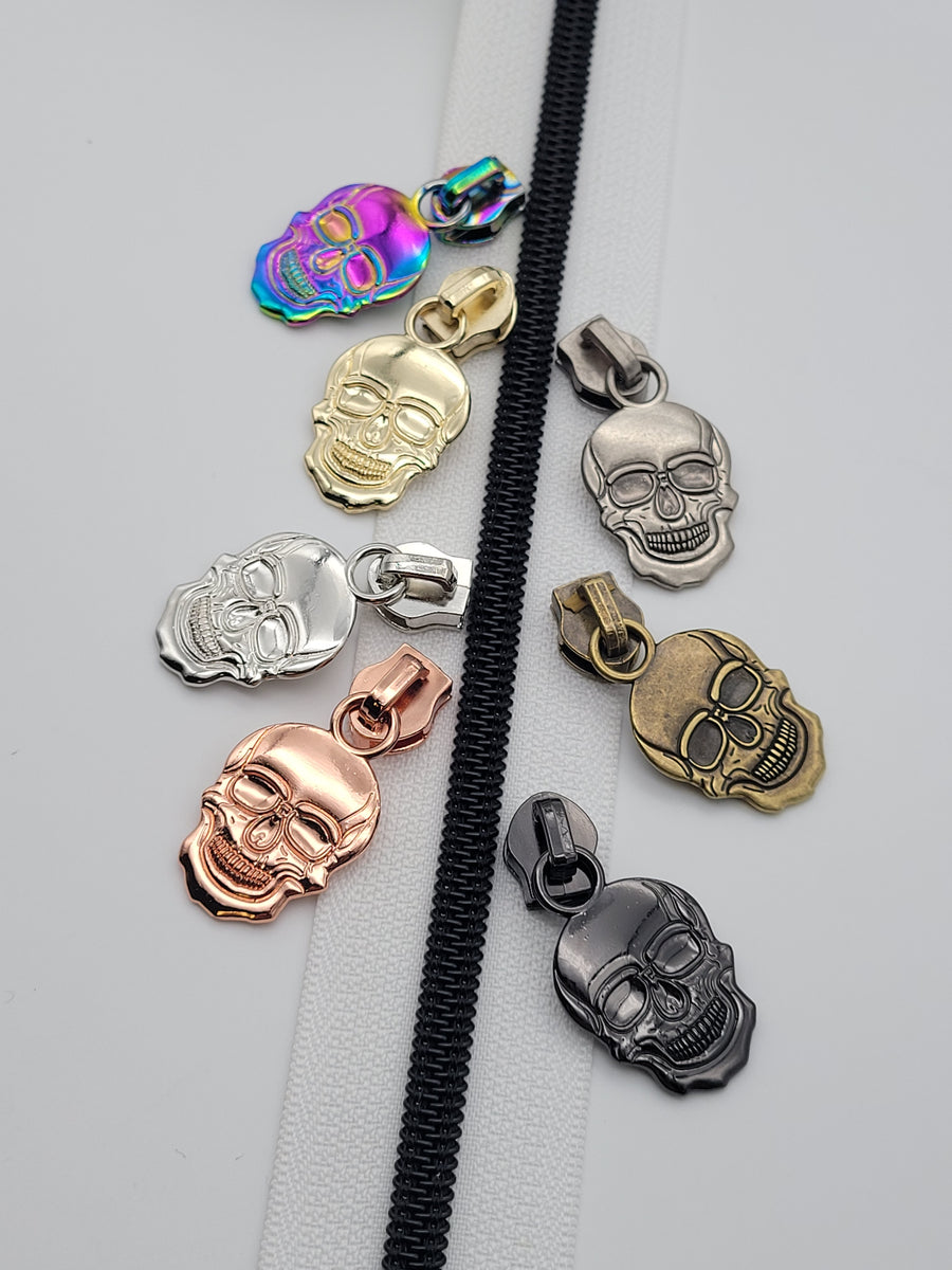 Size 5 Zipper Pull - Skull – INDO LOVE KREATION