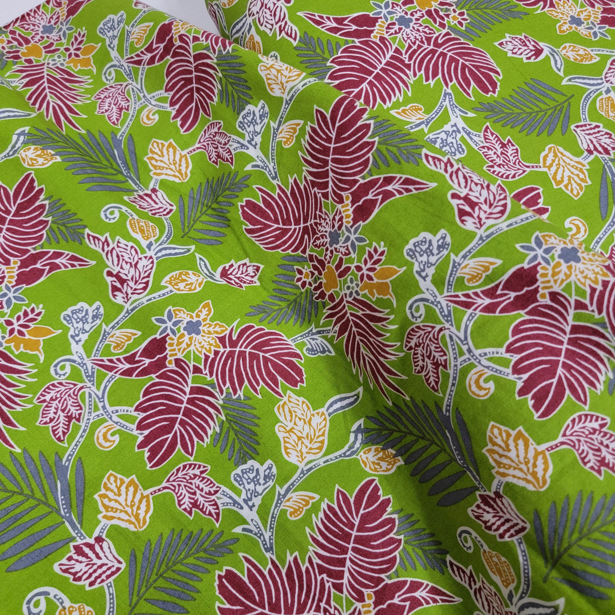 BATIK Cotton Woven - "PALEM HIJAU" – INDO LOVE KREATION
